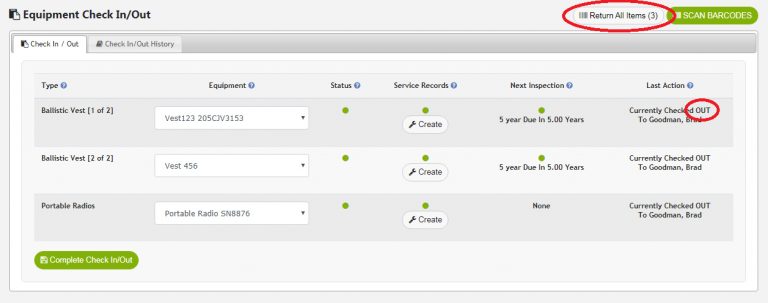 iOps360 - Equipment Check-In & Check-Out