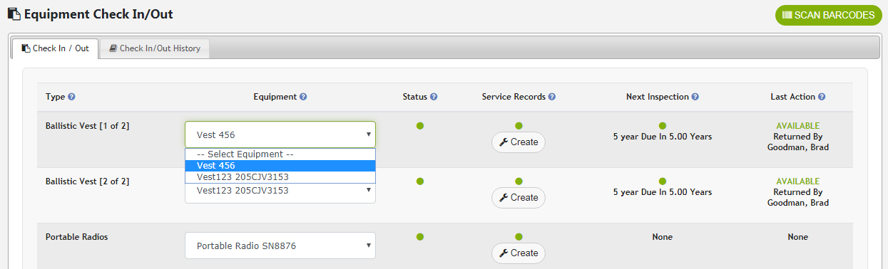 iOps360 - Equipment Check-In & Check-Out