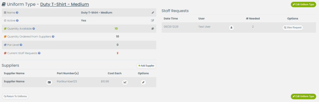 Uniform Requests - iOps360